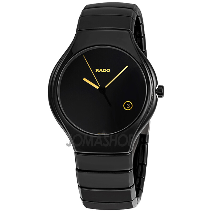 Rado True Black Ceramic Men's Watch R27653172 7612819036854 - Watches ...