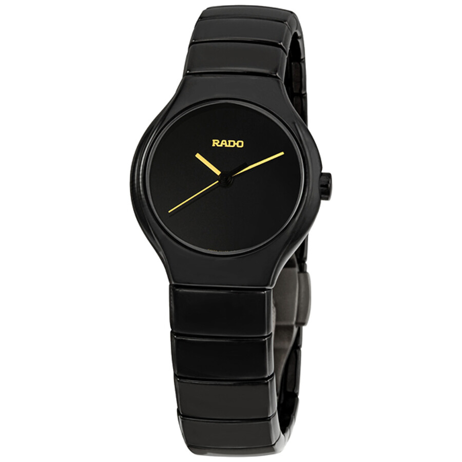 Rado True Black Ceramic Small Ladies Watch R27655172 845960022231 ...