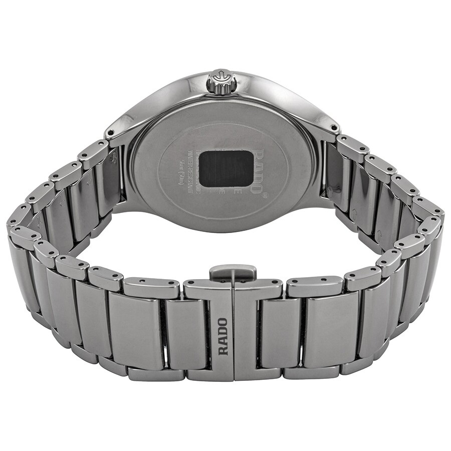 Rado True Grey Diamond Dial Automatic Men's Ceramic Watch R27057712 ...