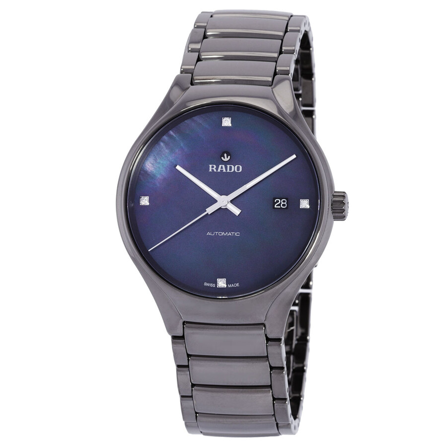 Rado True Round Automatic Diamond Unisex Watch R27110872 - Watches ...