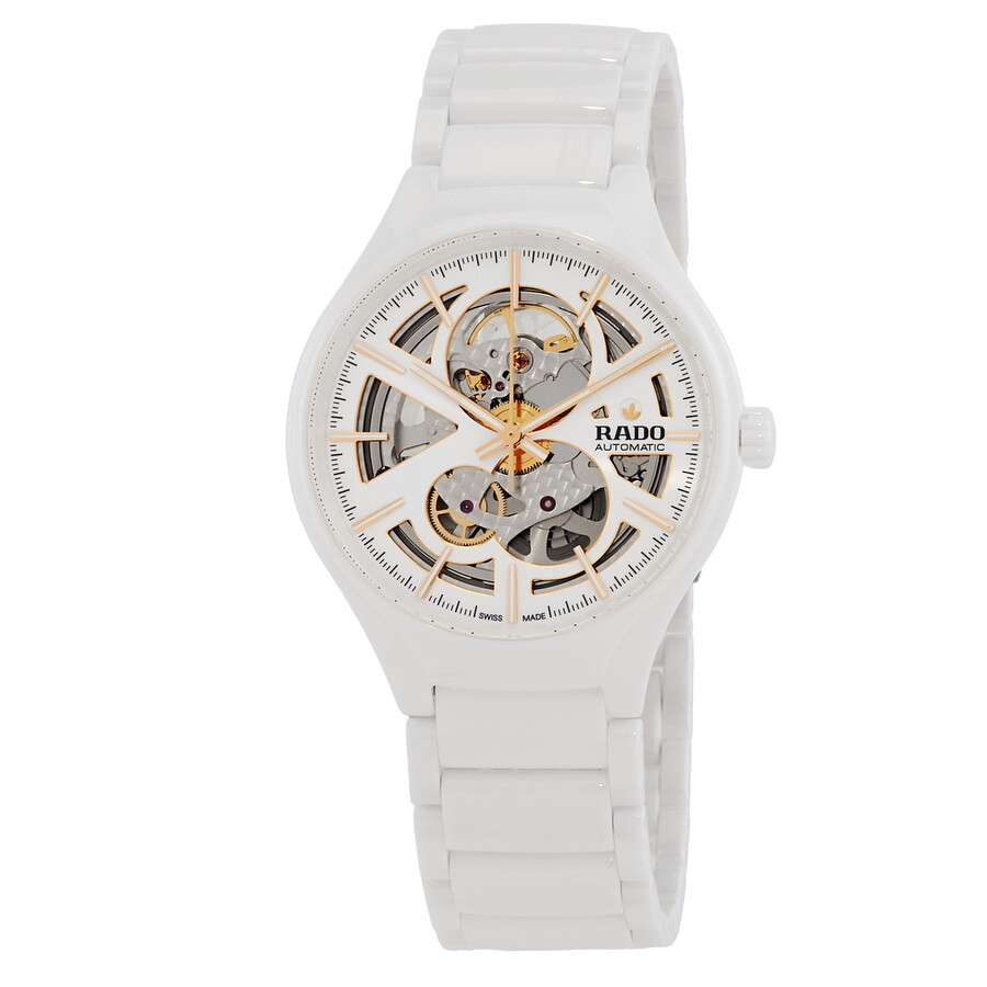 Rado True Round Automatic White Dial Unisex Watch R27106922 - Watches ...