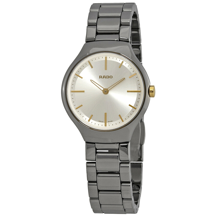 Rado True Silver Dial Ladies Watch R27956112 7612819046464 - Watches ...