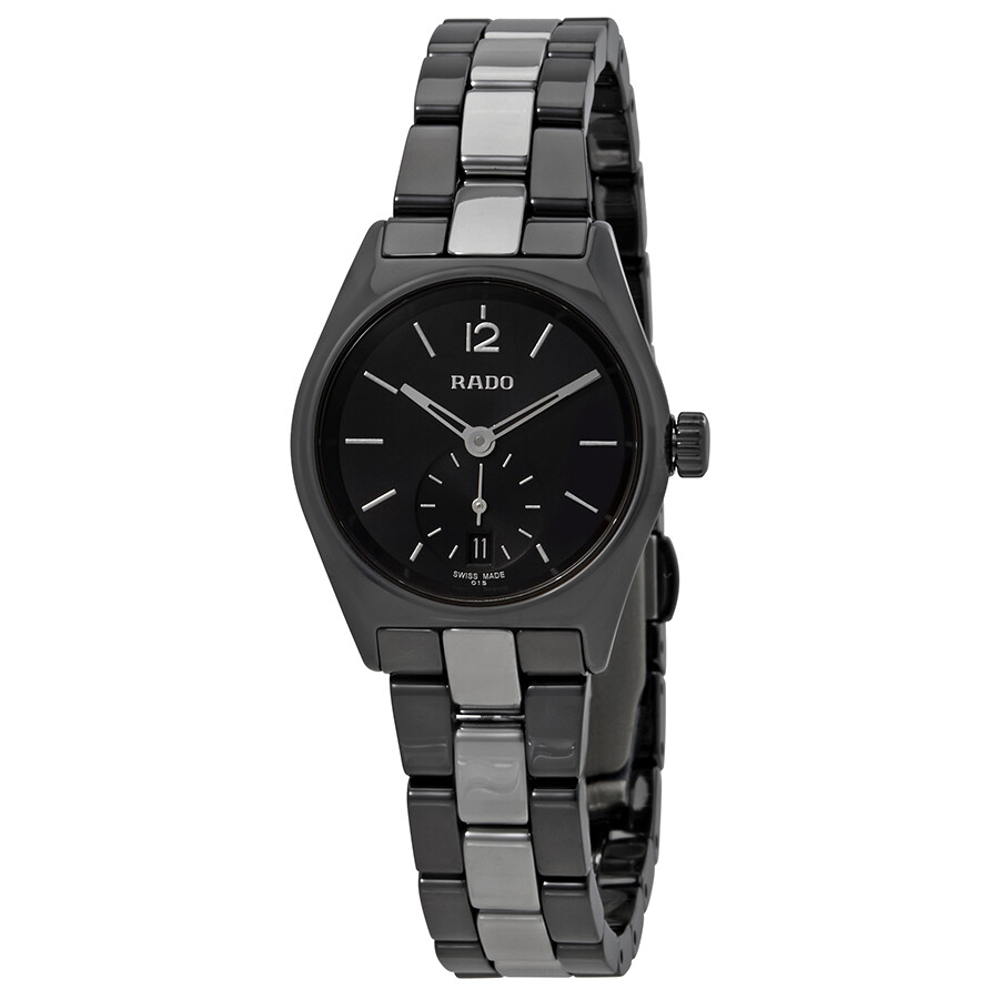 Rado True Specchio Black Dial Ladies Watch R27084157 7612819048888 ...