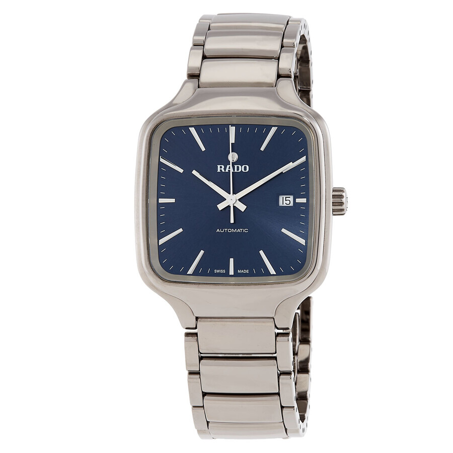 Rado True Square Automatic Blue Dial Unisex Watch R27077202 - Watches ...