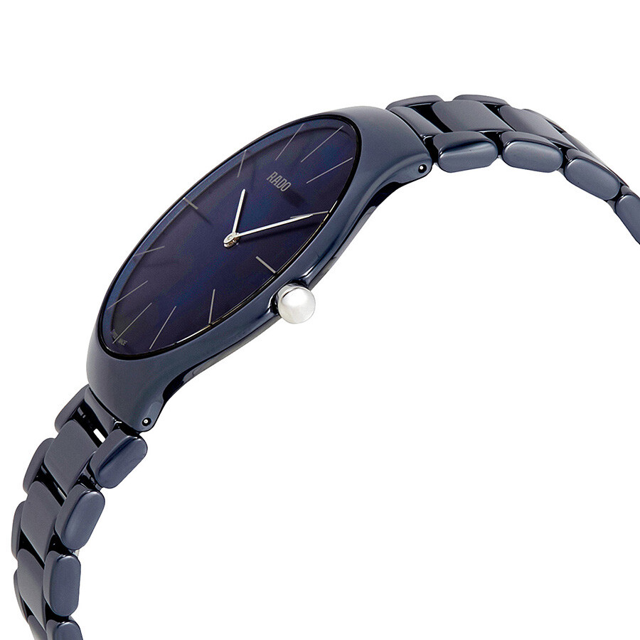 Rado True Thinline Blue Mother of Pearl Dial Men's Watch R27005902 ...
