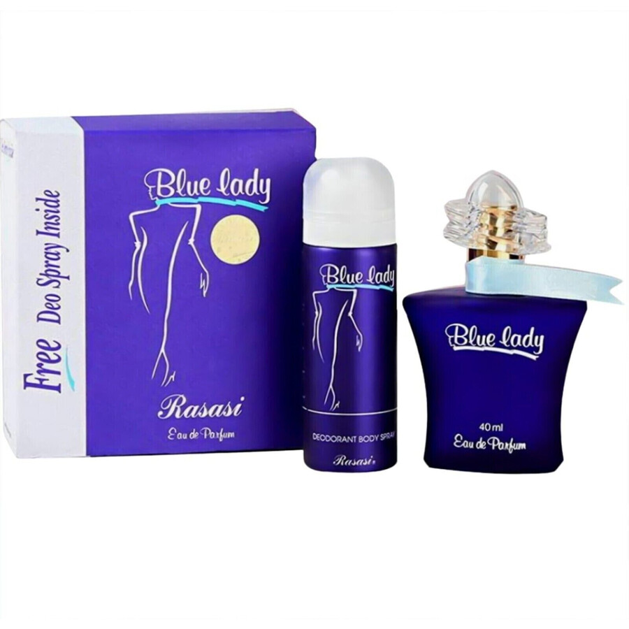 Rasasi Ladies Blue Lady Gift Set Fragrances 614514140017 - Fragrances ...