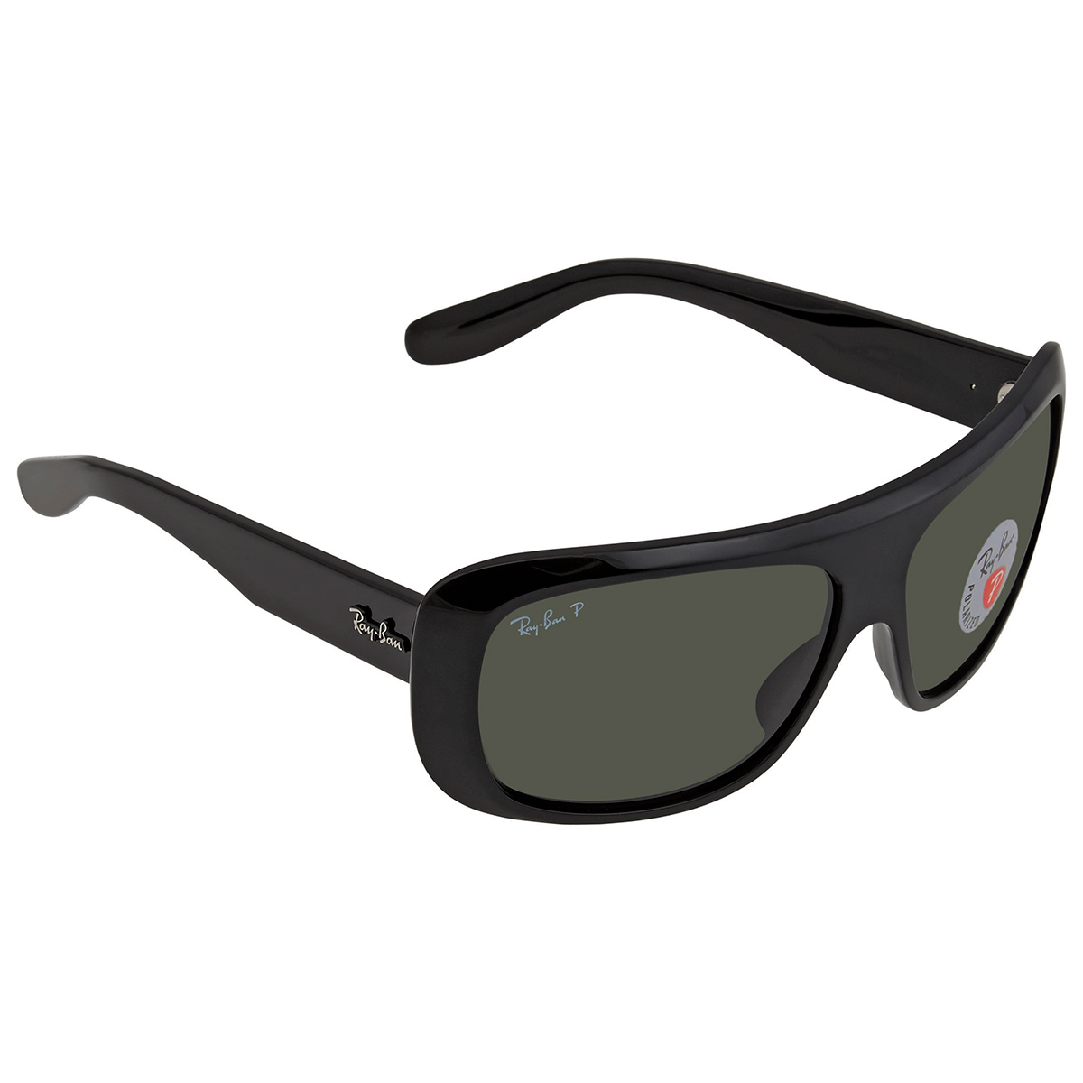 Ray-Ban Blair Polarized Green Rectangular Unisex Sunglasses RB2196 901/ ...