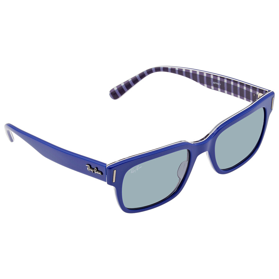 Ray-Ban Jeffrey Blue Classic Square Unisex Sunglasses RB2190 131962 53 ...