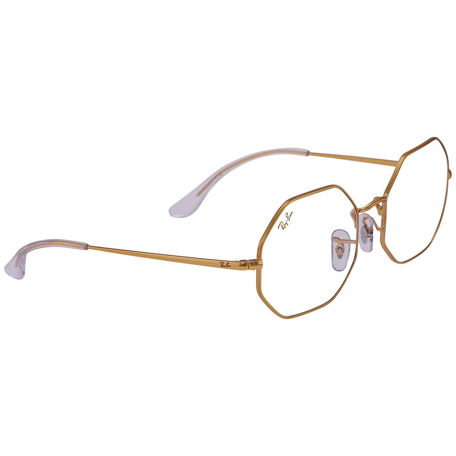 Ray-Ban Blue Light Clear Octagon Unisex Sunglasses RB1972 9196BF 54 ...