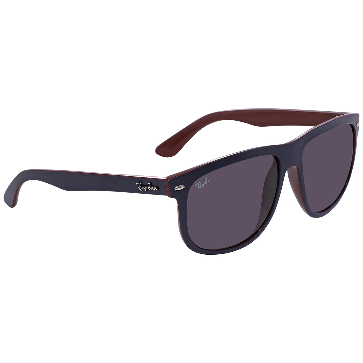 Ray-Ban Boyfriend Violet Square Men's Sunglasses RB4147 65697N 56 ...