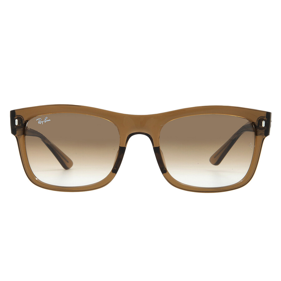 Ray-Ban Brown Clear Gradient Square Unisex Sunglasses RB4428F 664051 56 ...