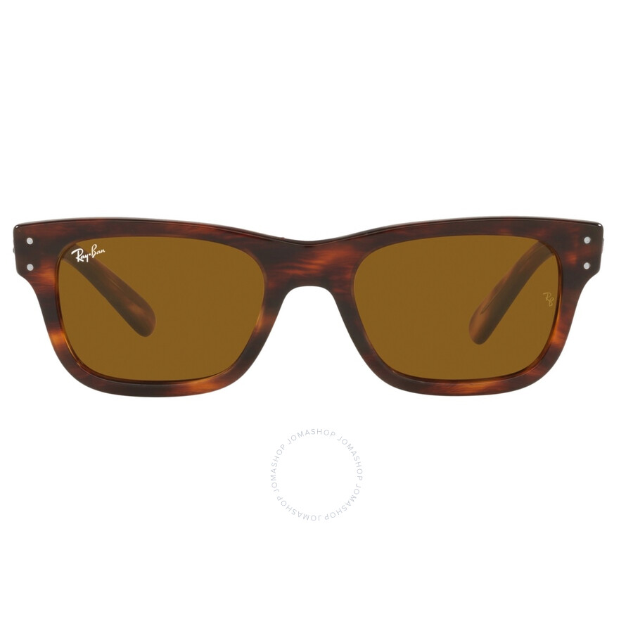 Ray-Ban Brown Rectangular Men's Sunglasses 0RB2283 954/33 52 ...
