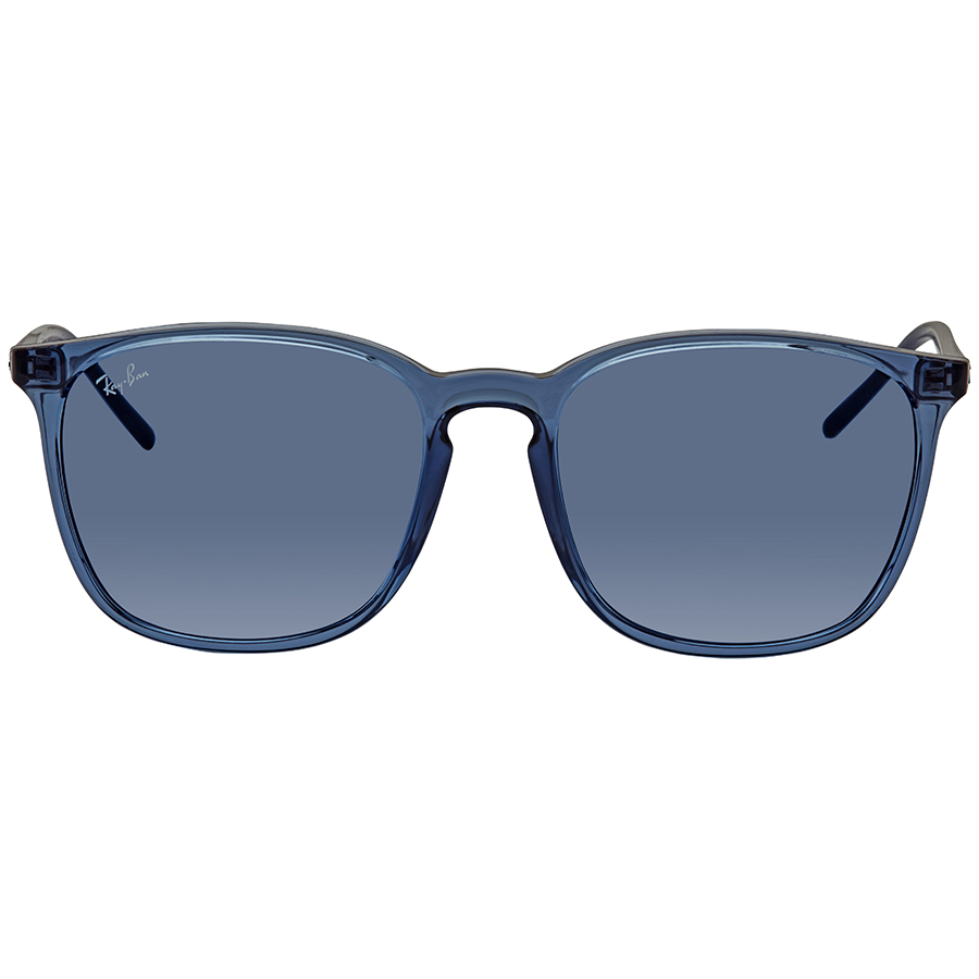 Ray-Ban Dark Blue Square Unisex Sunglasses RB4387 639980 56 ...