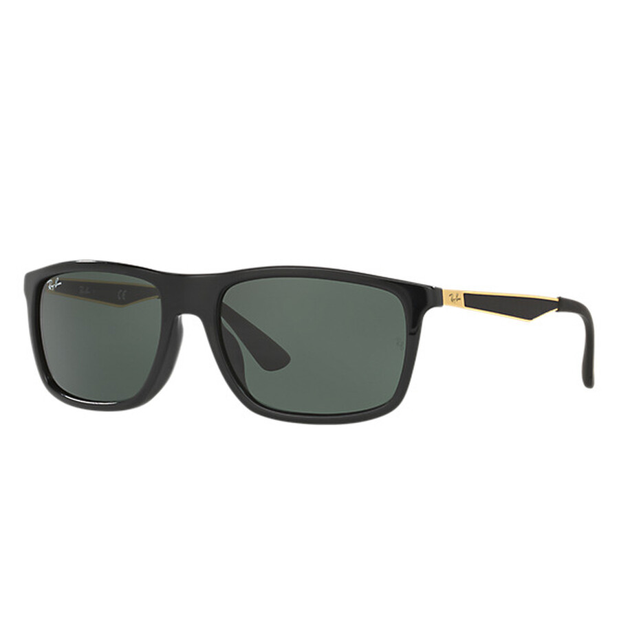 Ray-Ban Dark Green Rectangular Men's Sunglasses RB4228F 622771 58 ...