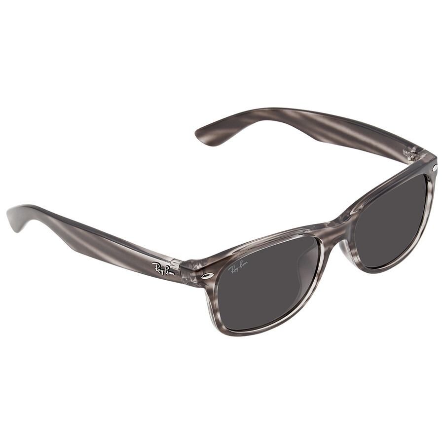 Ray-Ban Dark Grey New Wayfarer Unisex Sunglasses 0RB2132F 6430B155 ...