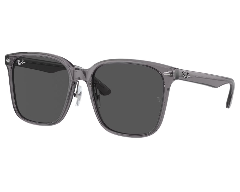Ray-Ban Dark Grey Square Unisex Sunglasses RB2206D 139987 57 ...