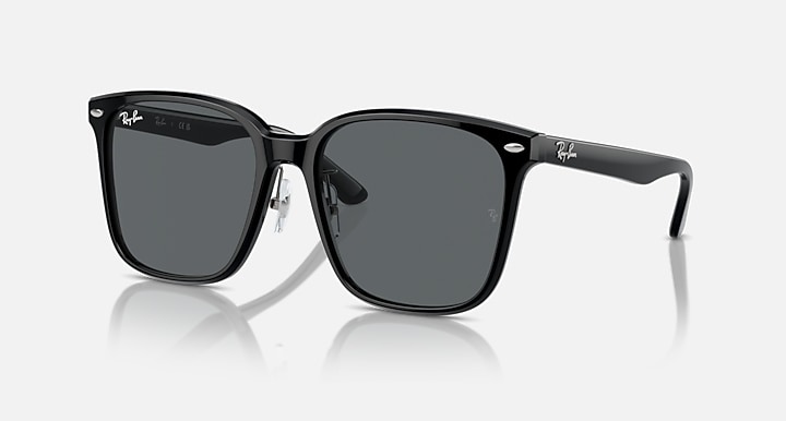Ray-Ban Dark Grey Square Unisex Sunglasses RB2206D 901/87 57 ...
