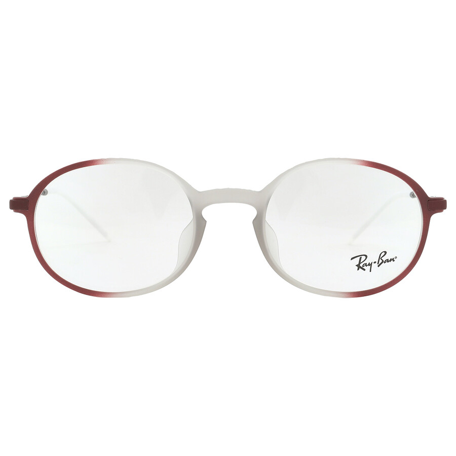 Ray-Ban Demo Oval Unisex Eyeglasses RX7153F 5792 52 RX7153F 5792 52 ...