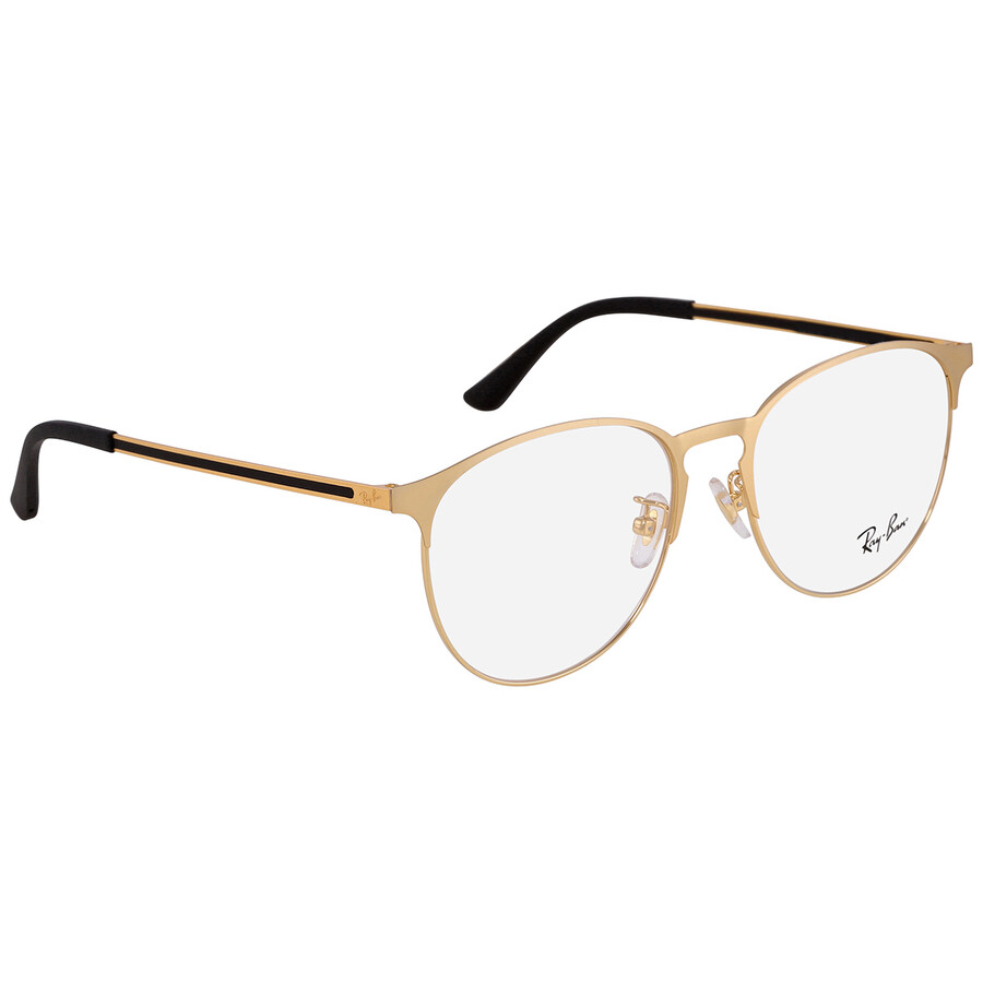 Ray-Ban Demo Round Unisex Eyeglasses RX6375F 3133 55 8056597664141 ...