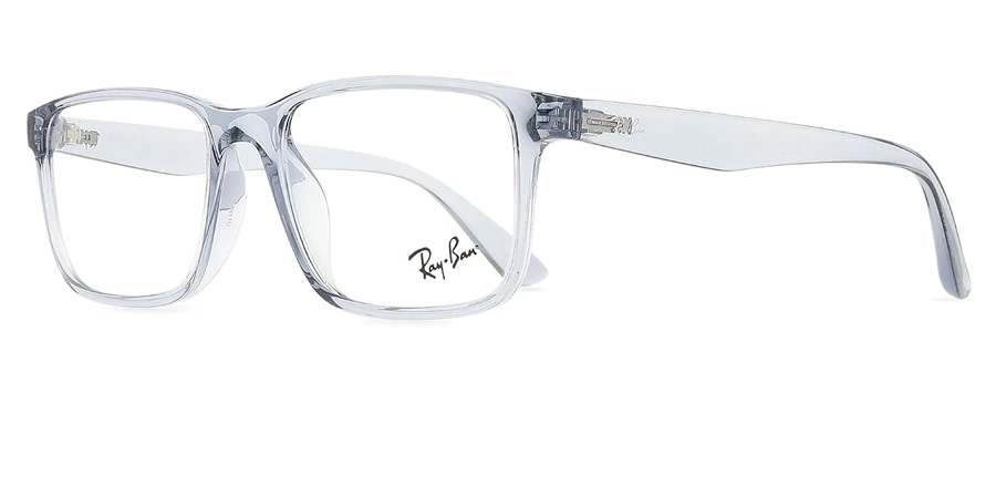 Ray-Ban Demo Square Unisex Eyeglasses RX7241D 8446 55 8056262483794 ...