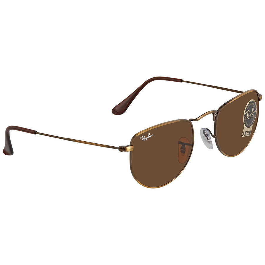 Ray-Ban Elon Brown Irregular Unisex Sunglasses RB3958 922833 47 ...