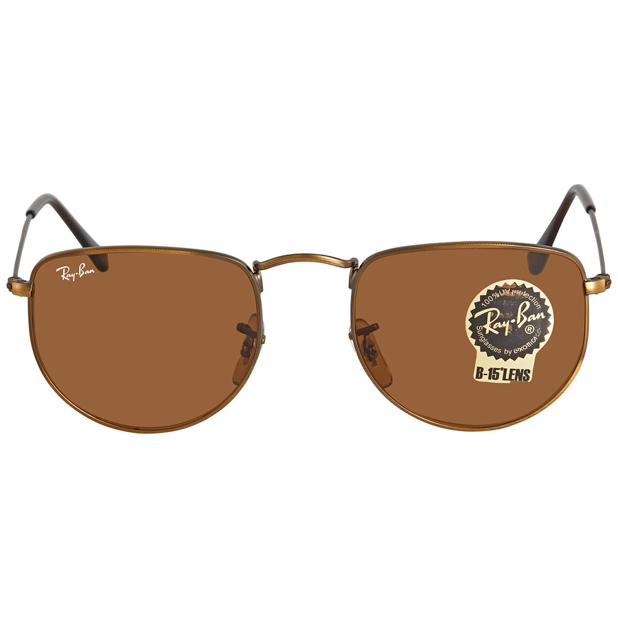 Ray-Ban Elon Brown Unisex Sunglasses RB3958 922833 50 8056597535601 ...