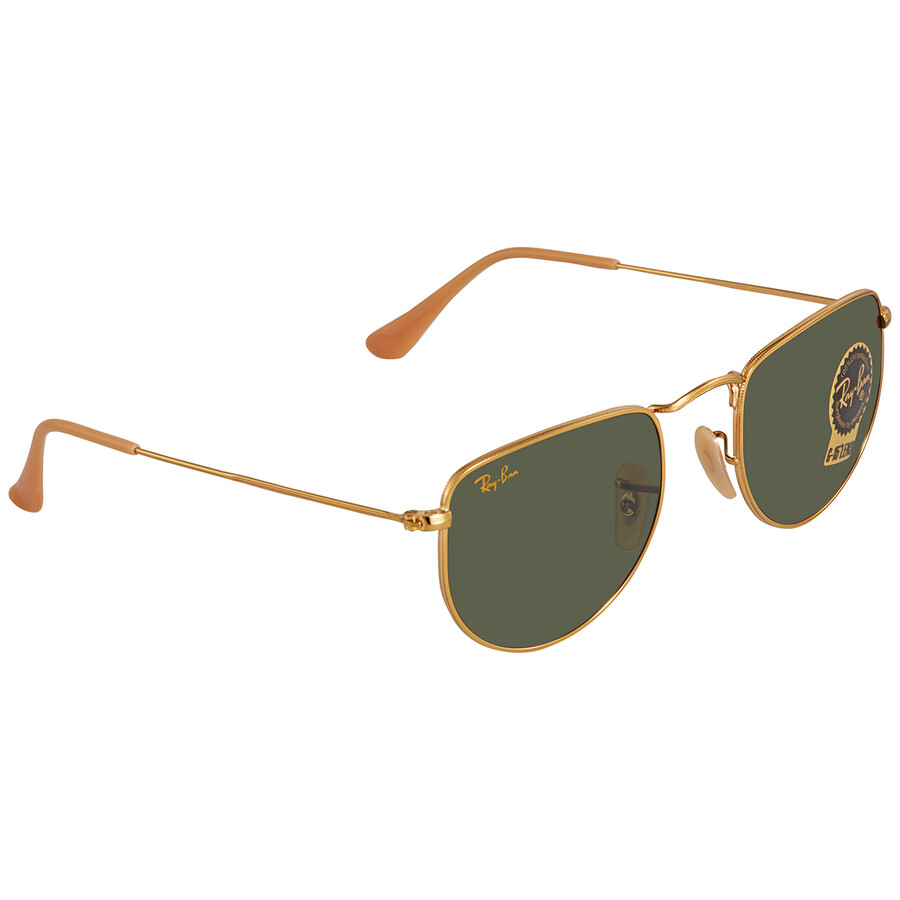 Ray-Ban Elon Green Classic G-15 Irregular Unisex Sunglasses RB3958 ...