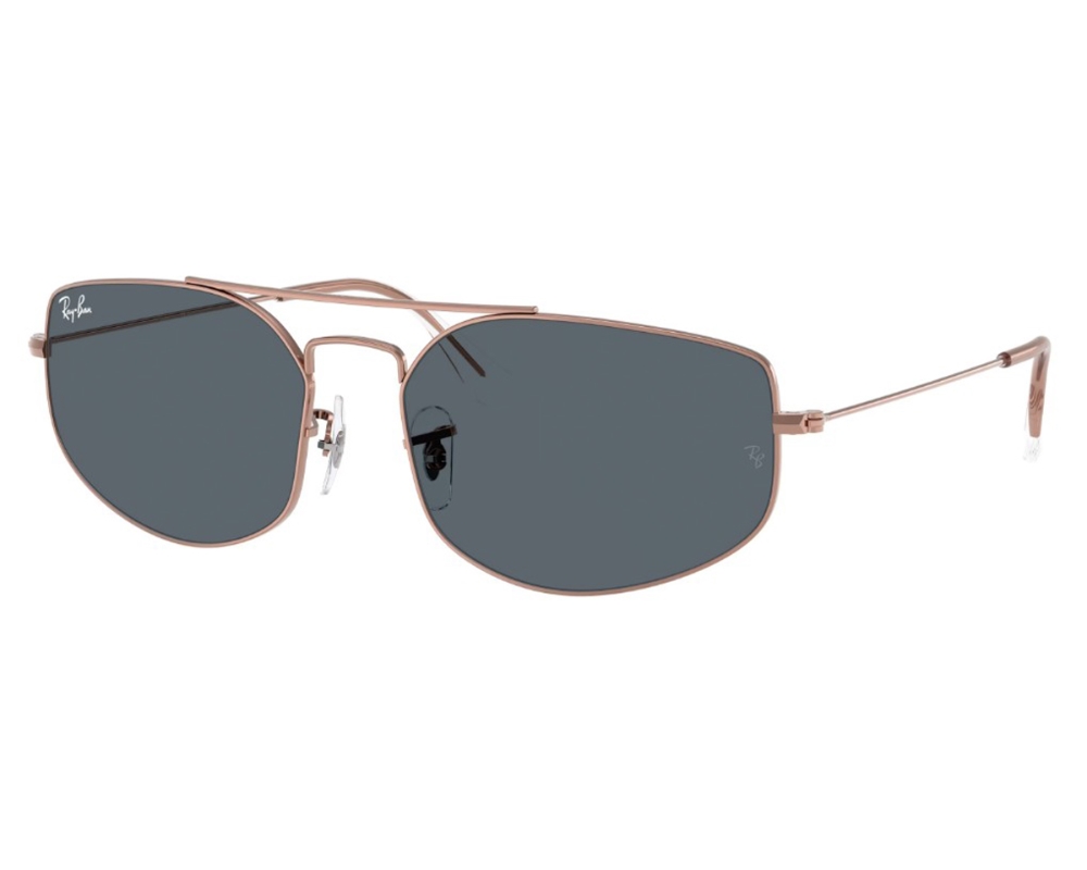 Ray-Ban EXPLORER 5 Blue Navigator Unisex Sunglasses RB3845 9035R5 60 ...