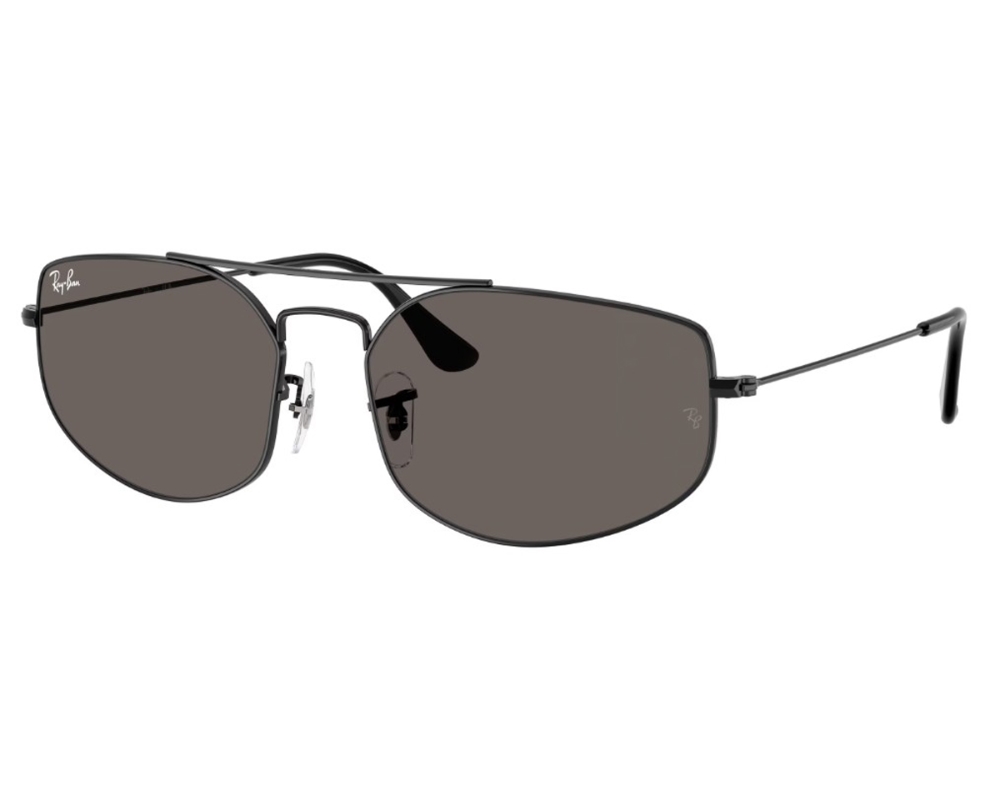 Ray-Ban EXPLORER 5 Dark Grey Navigator Unisex Sunglasses RB3845 002/B1 ...
