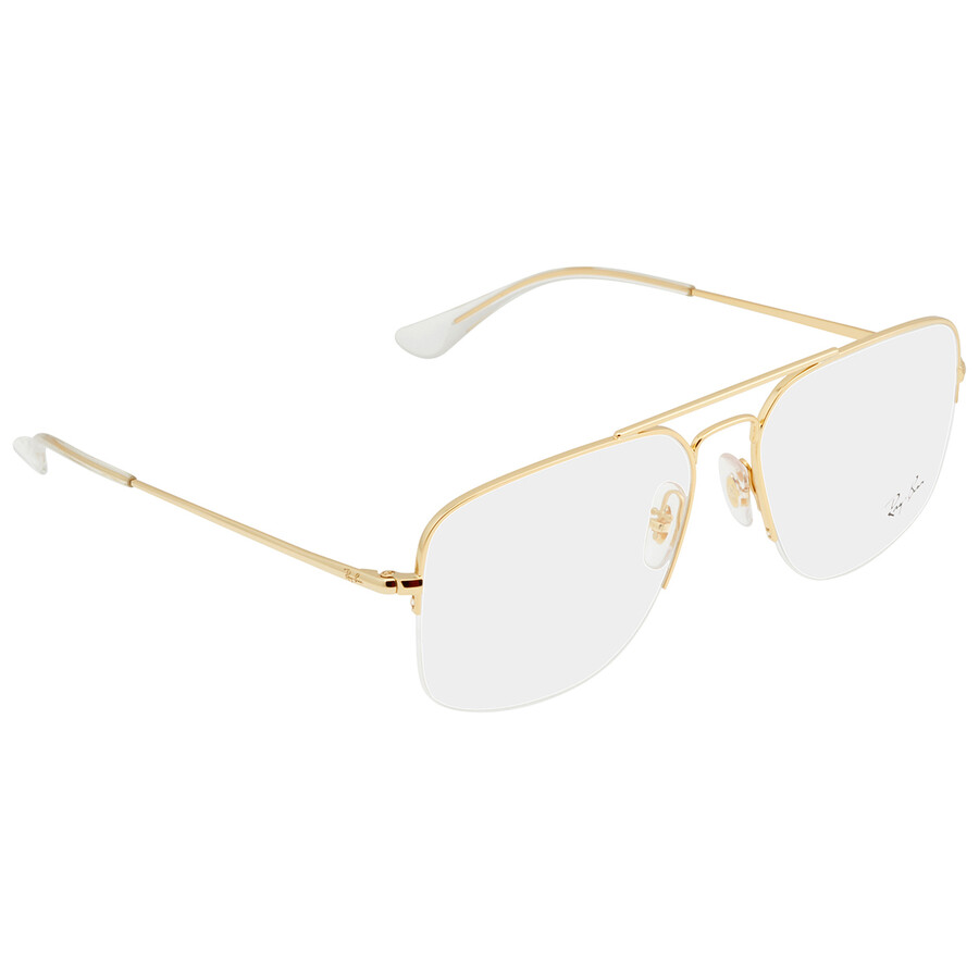 Ray-Ban General Gaze Demo Square Unisex Eyeglasses RX6441 2500 59 ...