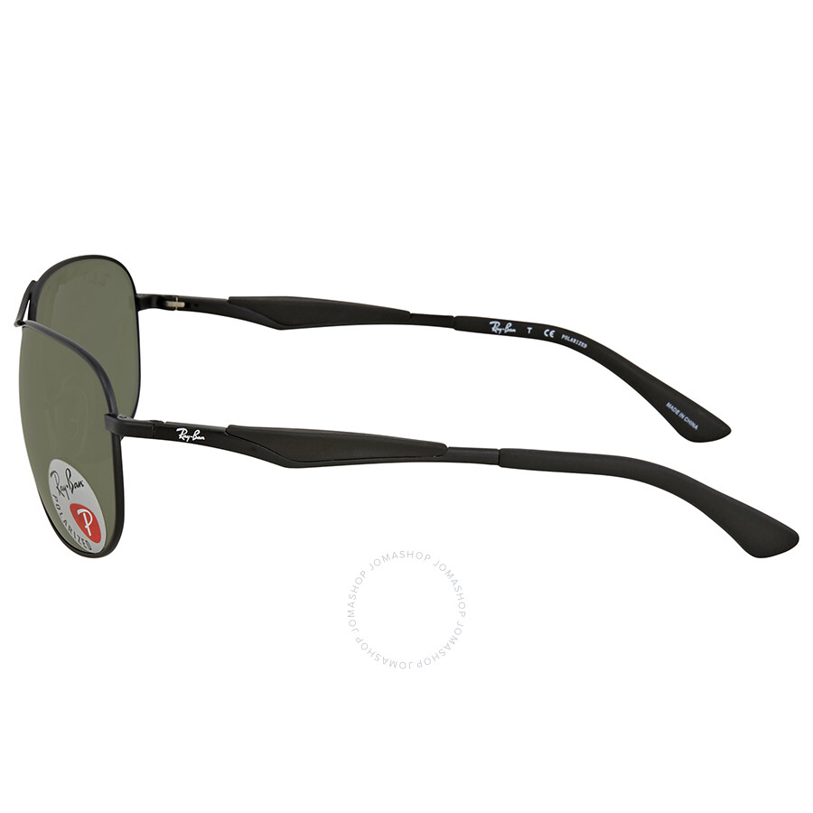 Ray Ban Green Aviator Polarized Sunglasses RB3519 006/9A 59 - Aviator ...