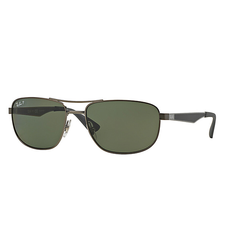 Ray-Ban Green Aviator Unisex Sunglasses RB3528 029/9A 58 8053672405316 ...
