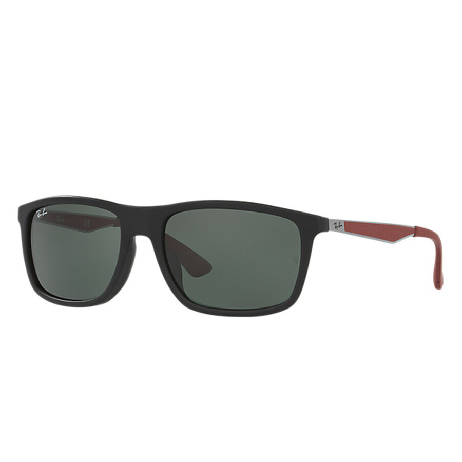 Ray-Ban Green Rectangular Men's Sunglasses RB4228F 622871 58 ...