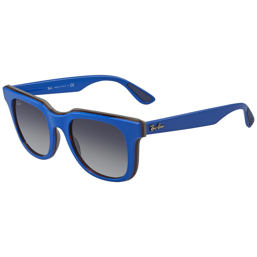 Ray-Ban Grey Gradient / Dark Blue Square Unisex Sunglasses RB4368 ...