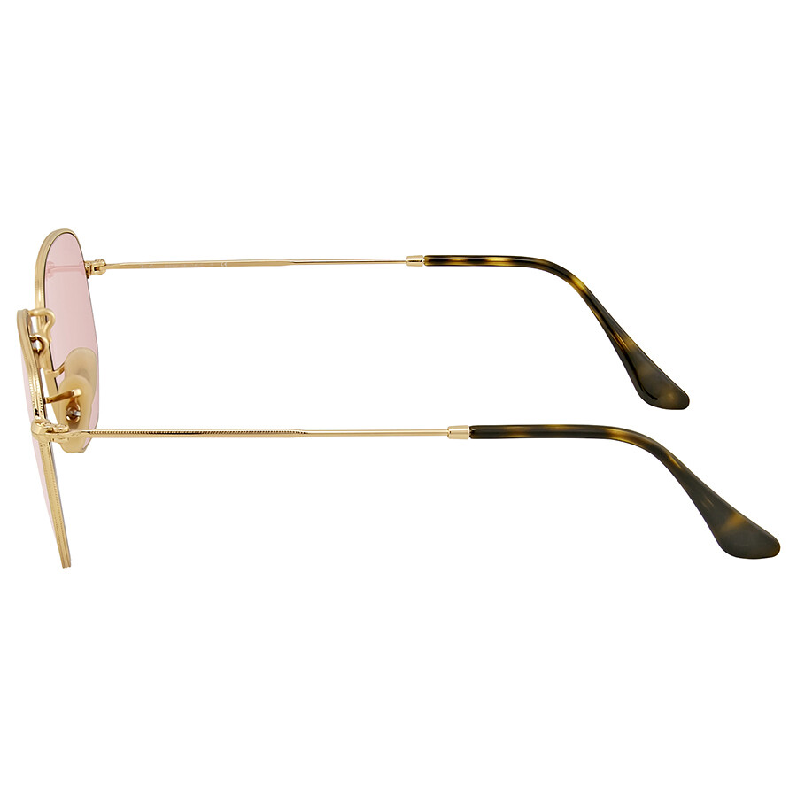 Ray-Ban Hexagonal Copper Flash Sunglasses - Round - Ray-Ban ...