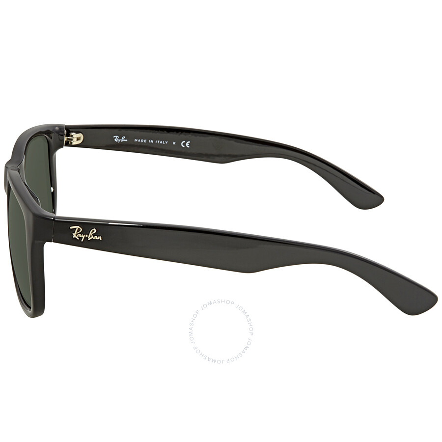Ray Ban Justin Asian Fit Green Classic Rectangular Men's Sunglasses ...