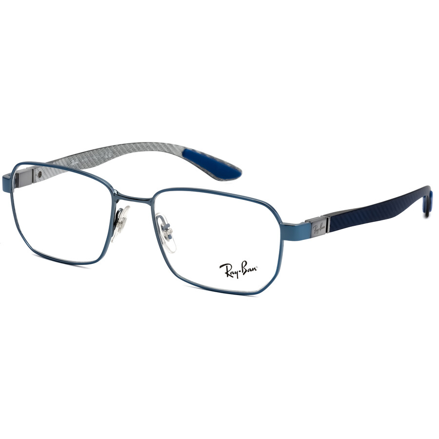Ray-Ban Men's Blue Rectangular Eyeglass Frames RX8419290052 ...
