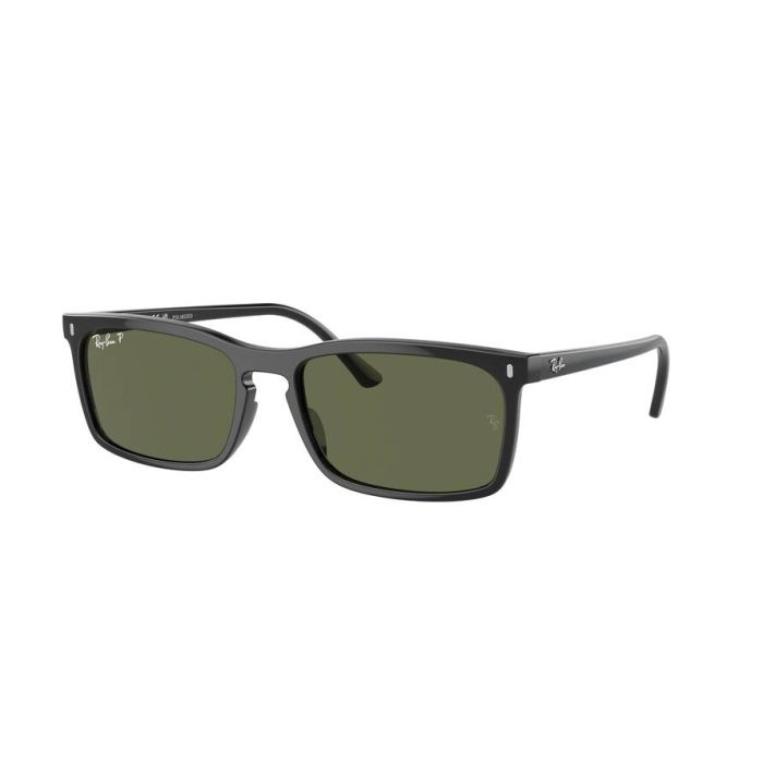 Ray-Ban Polarized Green Rectangular Unisex Sunglasses RB4435 901/58 56 ...