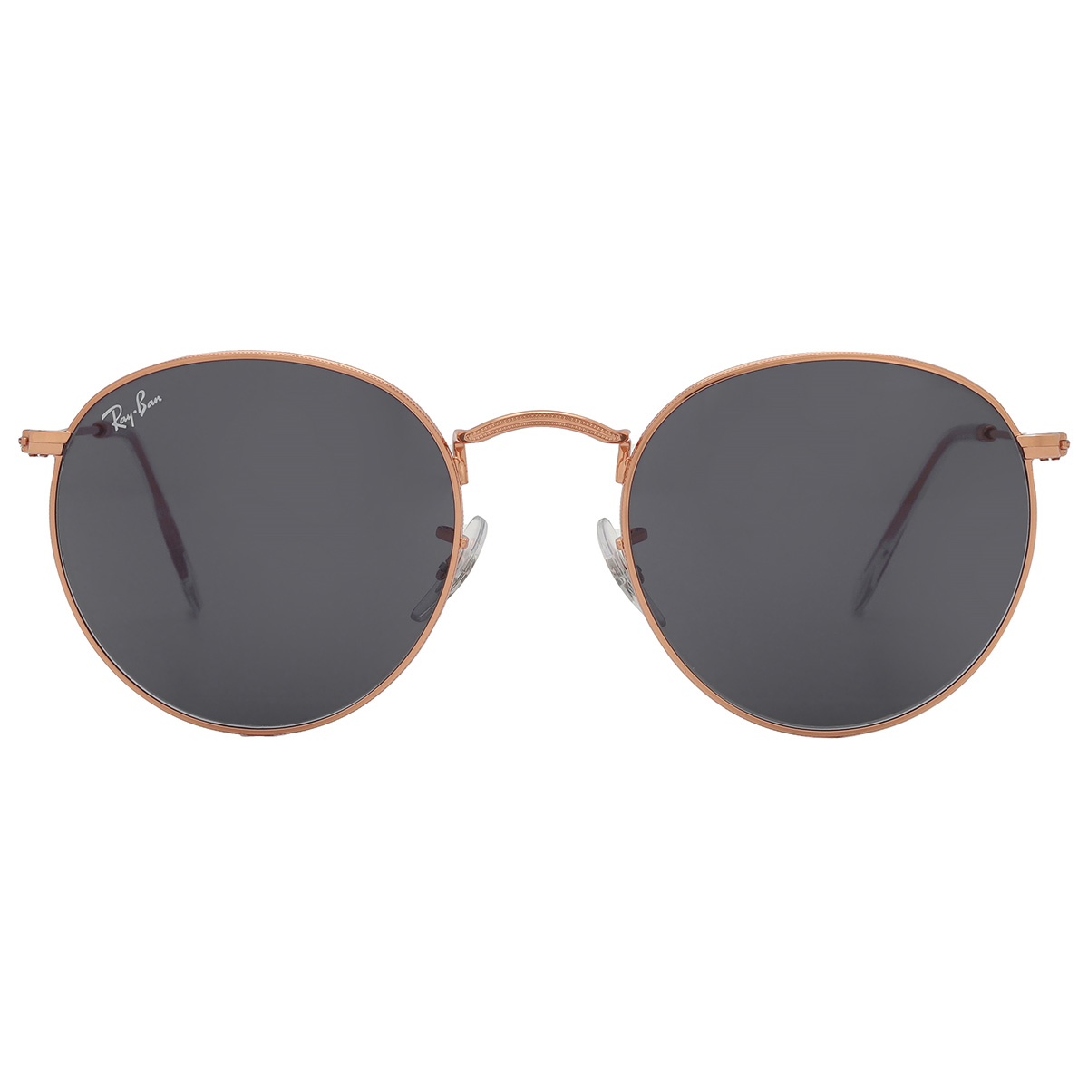 Ray-Ban Round Metal Blue Unisex Sunglasses RB3447 9202R5 53 ...