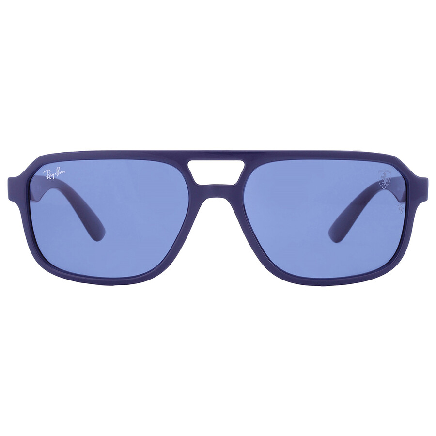 Ray-Ban Scuderia Ferrari Blue Navigator Unisex Sunglasses RB4414M ...