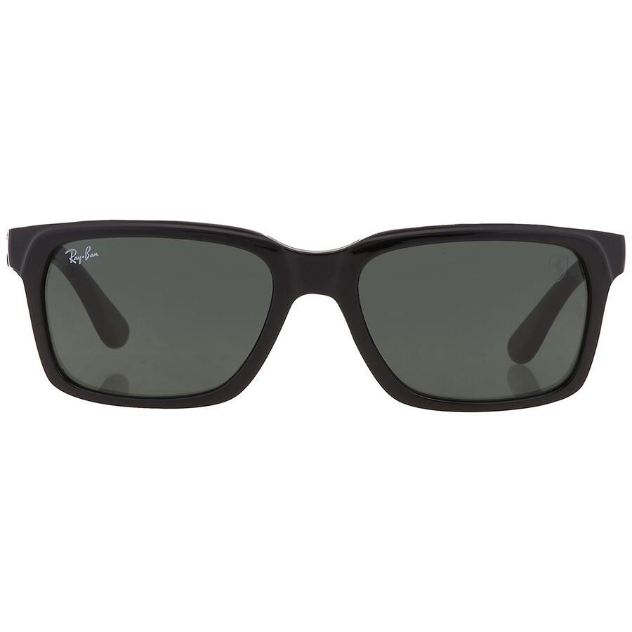 Ray-Ban Scuderia Ferrari Dark Green Rectangular Unisex Sunglasses ...