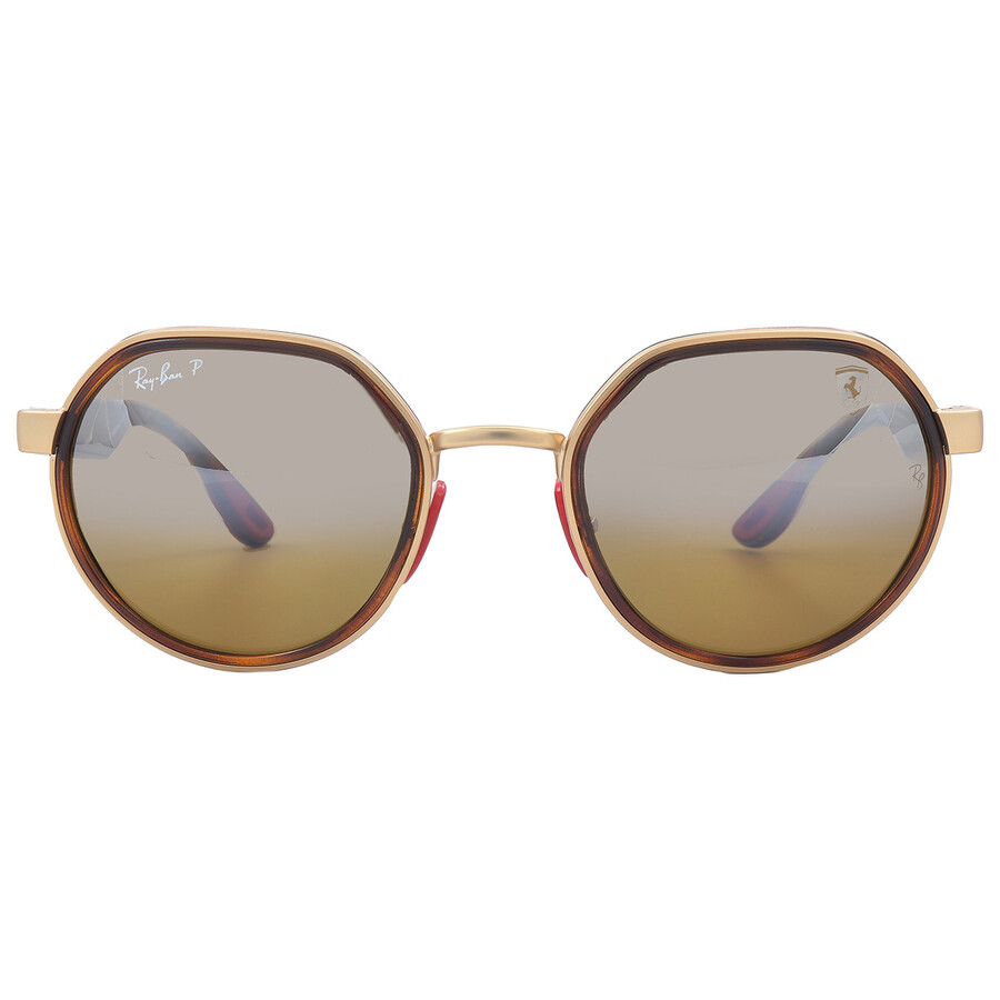 Ray-Ban Scuderia Ferrari Polarized Brown/Grey Geometric Unisex ...