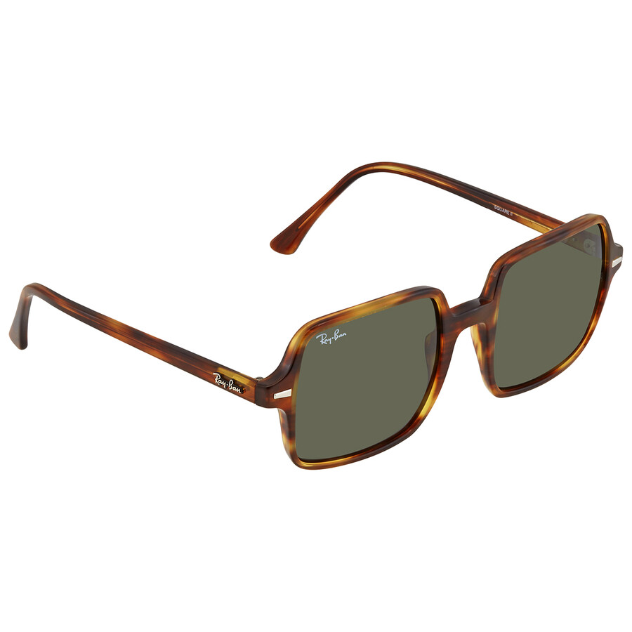 Ray-Ban Square II G-15 Green Ladies Sunglasses RB1973 954/31 53 ...