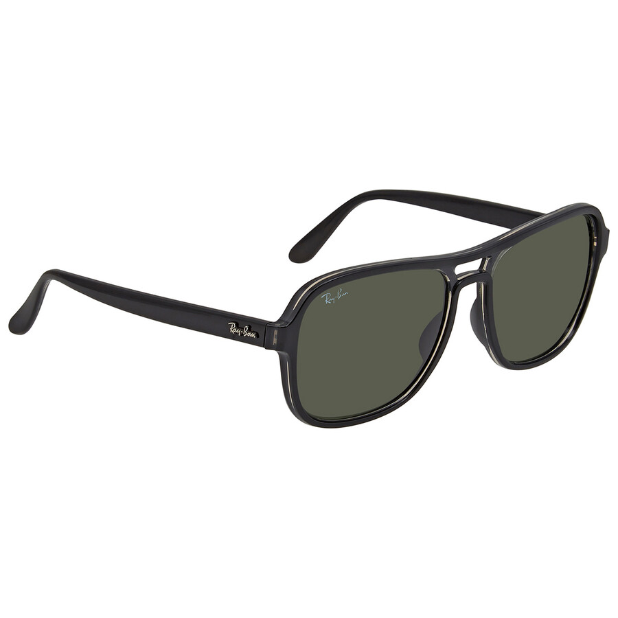 Ray-Ban State Side Green Aviator Unisex Sunglasses 0 RB4356 654531 58 ...