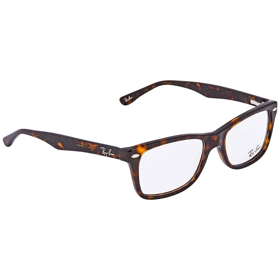 Ray-Ban RX5228 Clear Lens Rectangular Unisex Eyeglasses RX5228 2012 50 ...