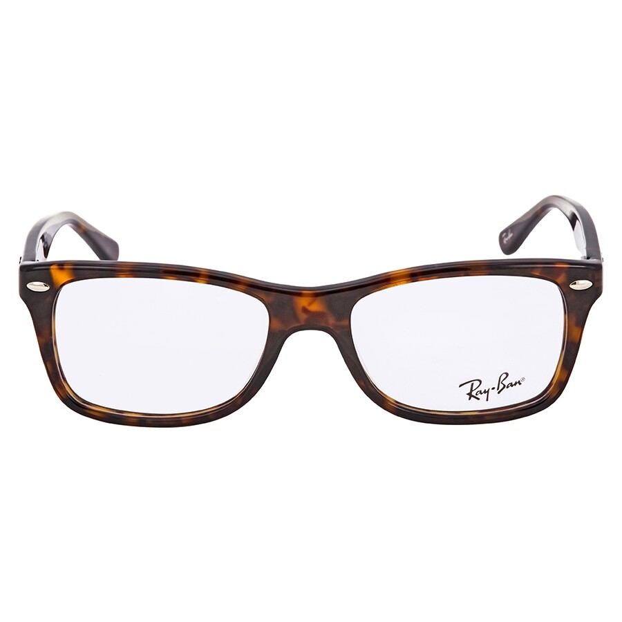 Ray Ban Tortoise Unisex Rectangle Eyeglasses RX5228201250 - Rectangular ...