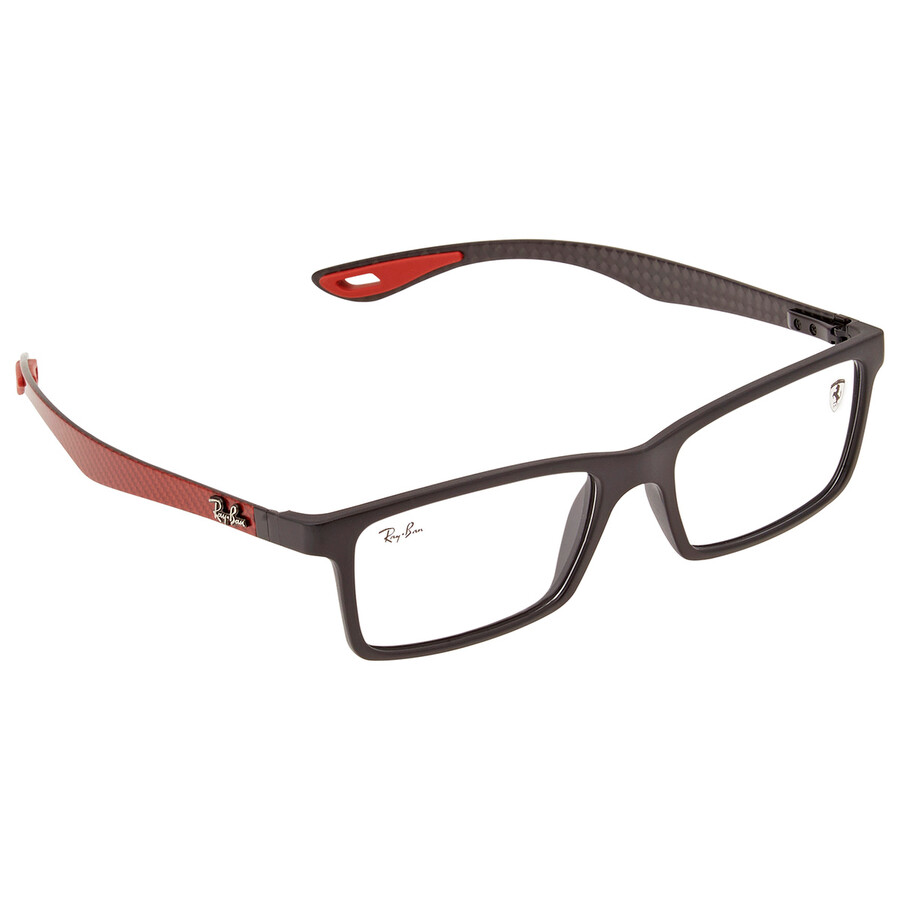 Ray-Ban Transparent Rectangular Men's Eyeglasses 0RX8901M F634 53 ...