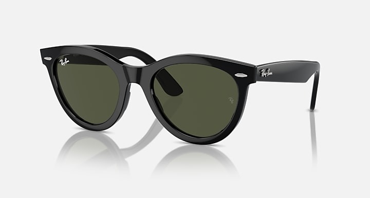 Ray-Ban WAYFARER WAY Green Round Unisex Sunglasses RB2241F 901/31 54 ...
