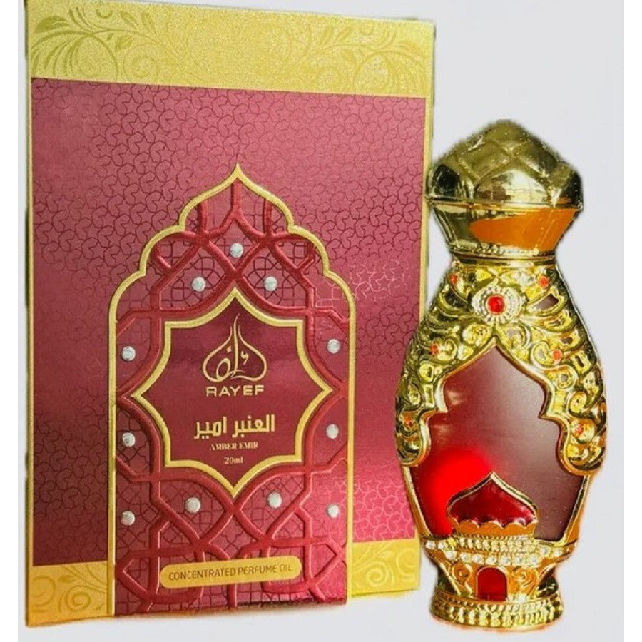 Rayef Amber Emir 0.67 oz Concentrated Perfume Oil 6291107679266 ...