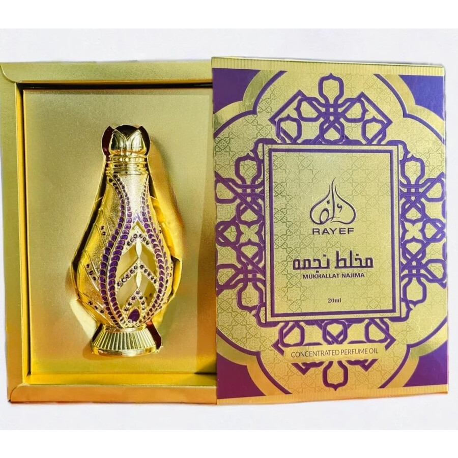 Rayef Mukhallat Najima 0.67 oz Concentrated Perfume Oil 6291107679273 ...